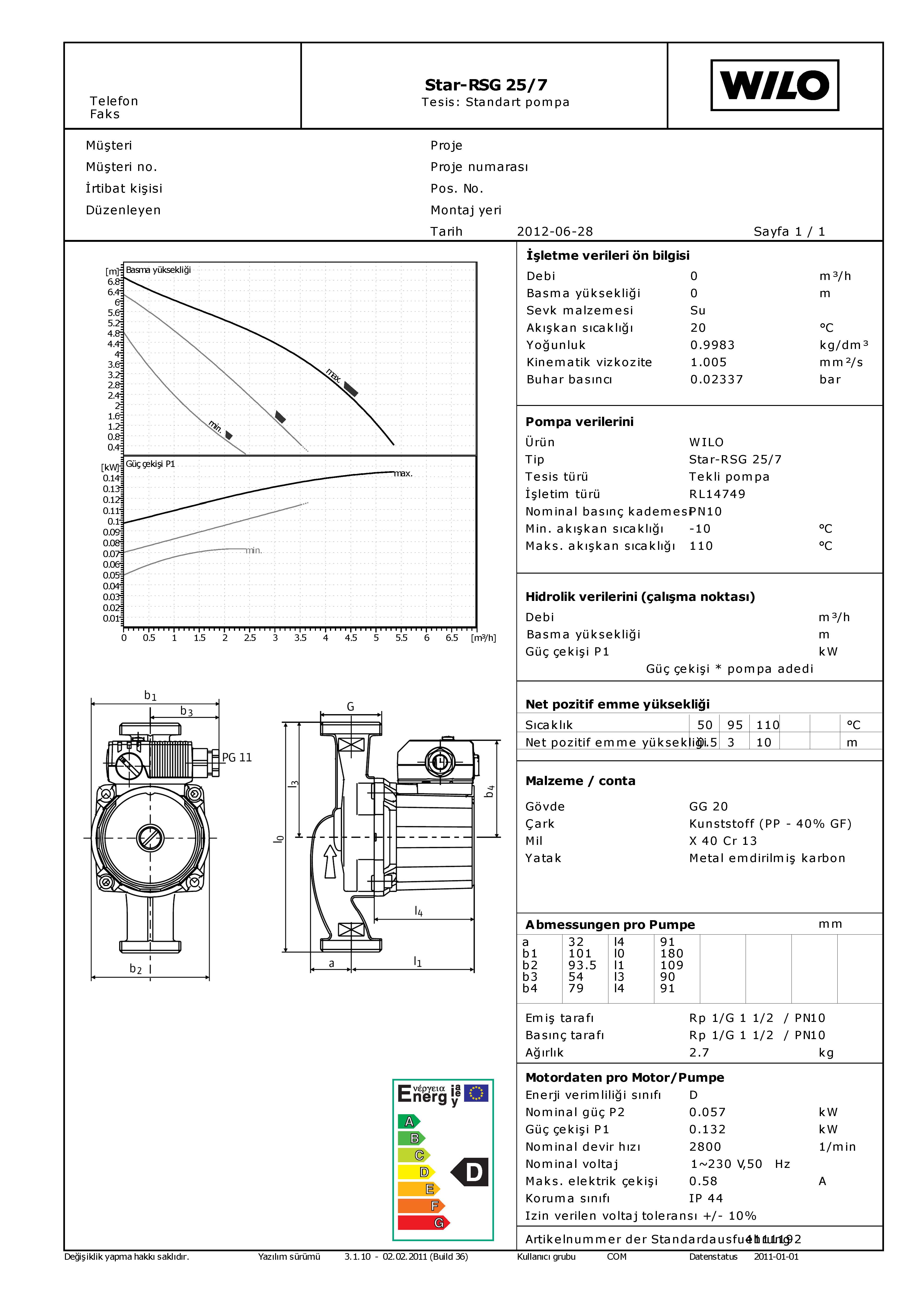 Star-STG 25/7-M PN10 Monofaze Güneş ve Jeotermal Enerji Sistemleri İçin ...