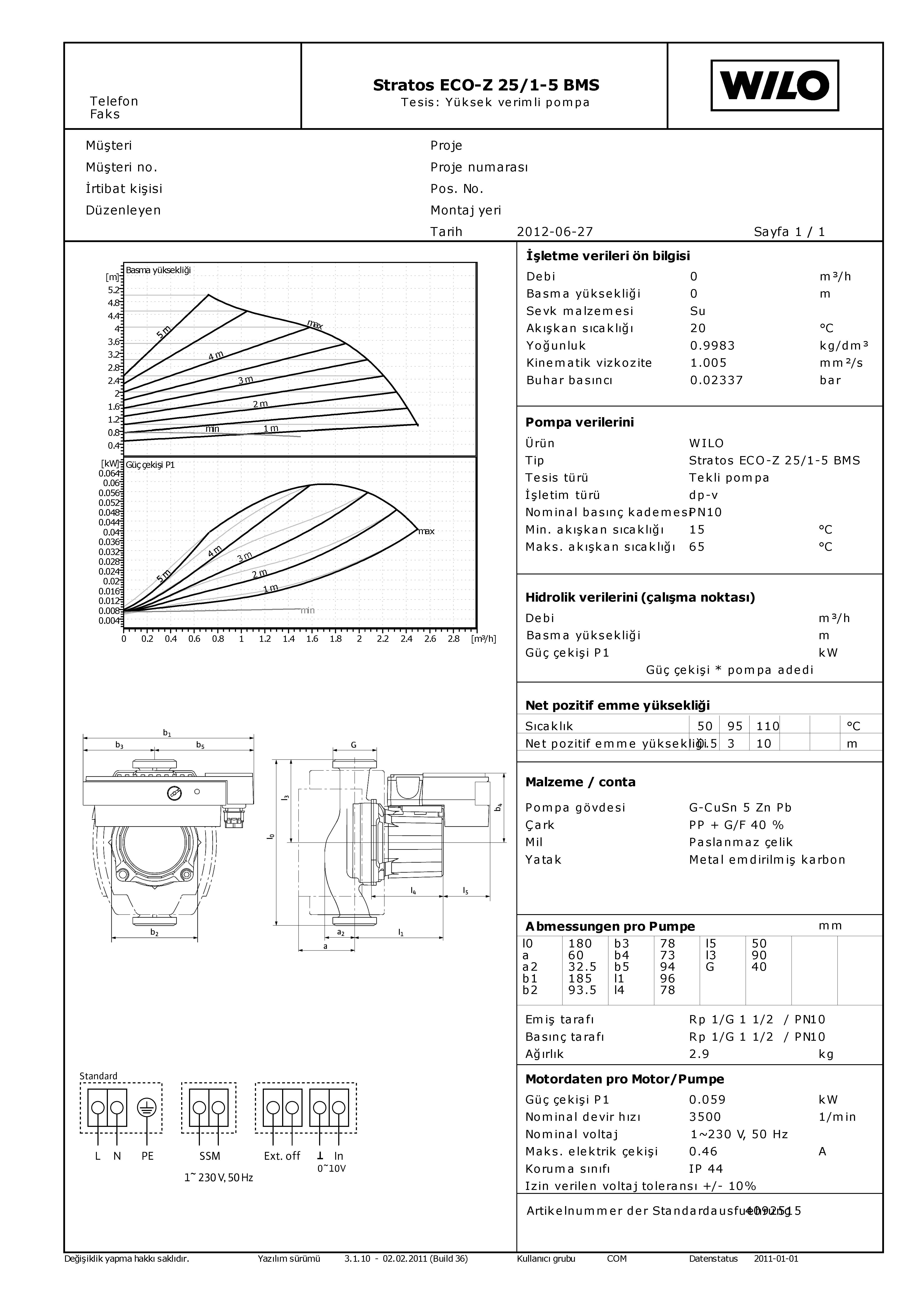 Stratos ECO-Z 25/1-5 RG BMS Enerji Tasarruflu Yüksek Verimli Kullanma ...